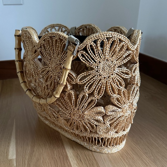 Peter Beaton of Nantucket | Bags | Rare Peter Beaton Woven Straw ...